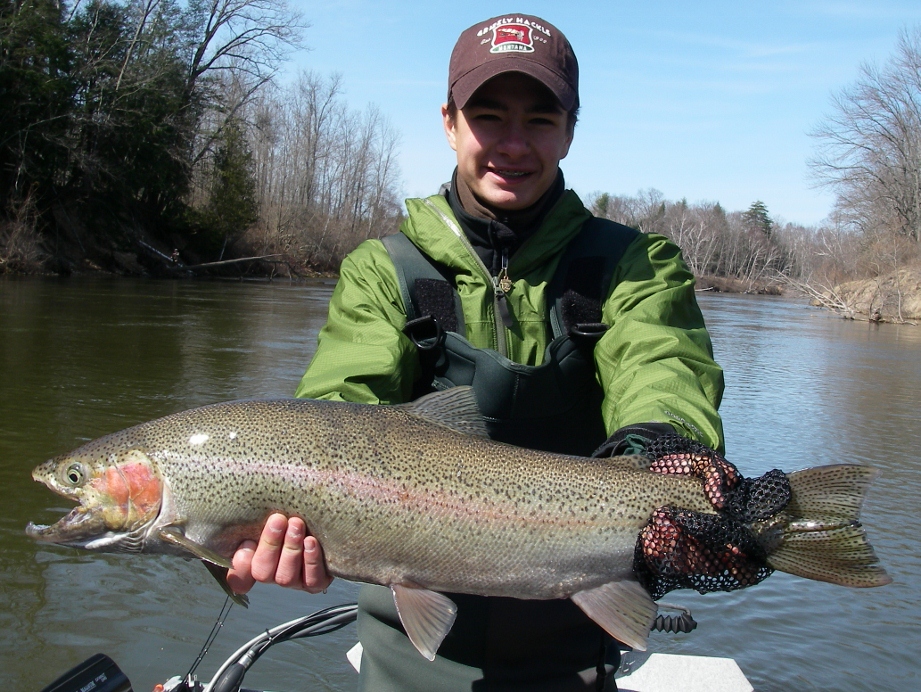 Steelhead - Spring Fish on the Manistee - Current Works Guide Service